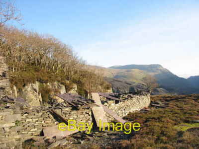 Photo 6x4 The wall of the A2 incline marshalling yard Llanberis Some of ...