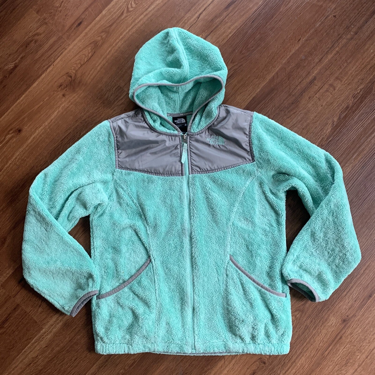 Fuzzy North Face Jacket For Girls