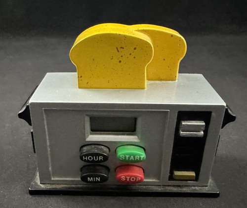 Vintage Kitchen Toaster Novelty Clock Timer Refrigerator Magnet *Needs ...