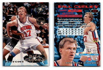 1995-96 Stadium Club Members Only #97 Bill Curley - Detroit Pistons | eBay