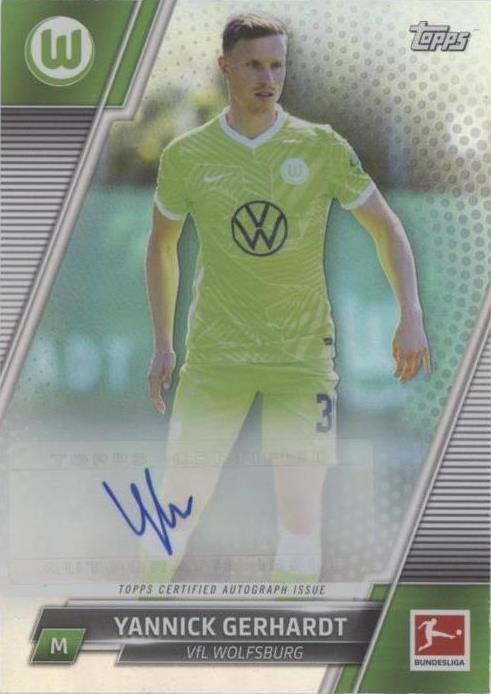 2021-22 Topps Bundesliga - Base Autographs Yannick Gerhardt #BCA-YG (AU ...