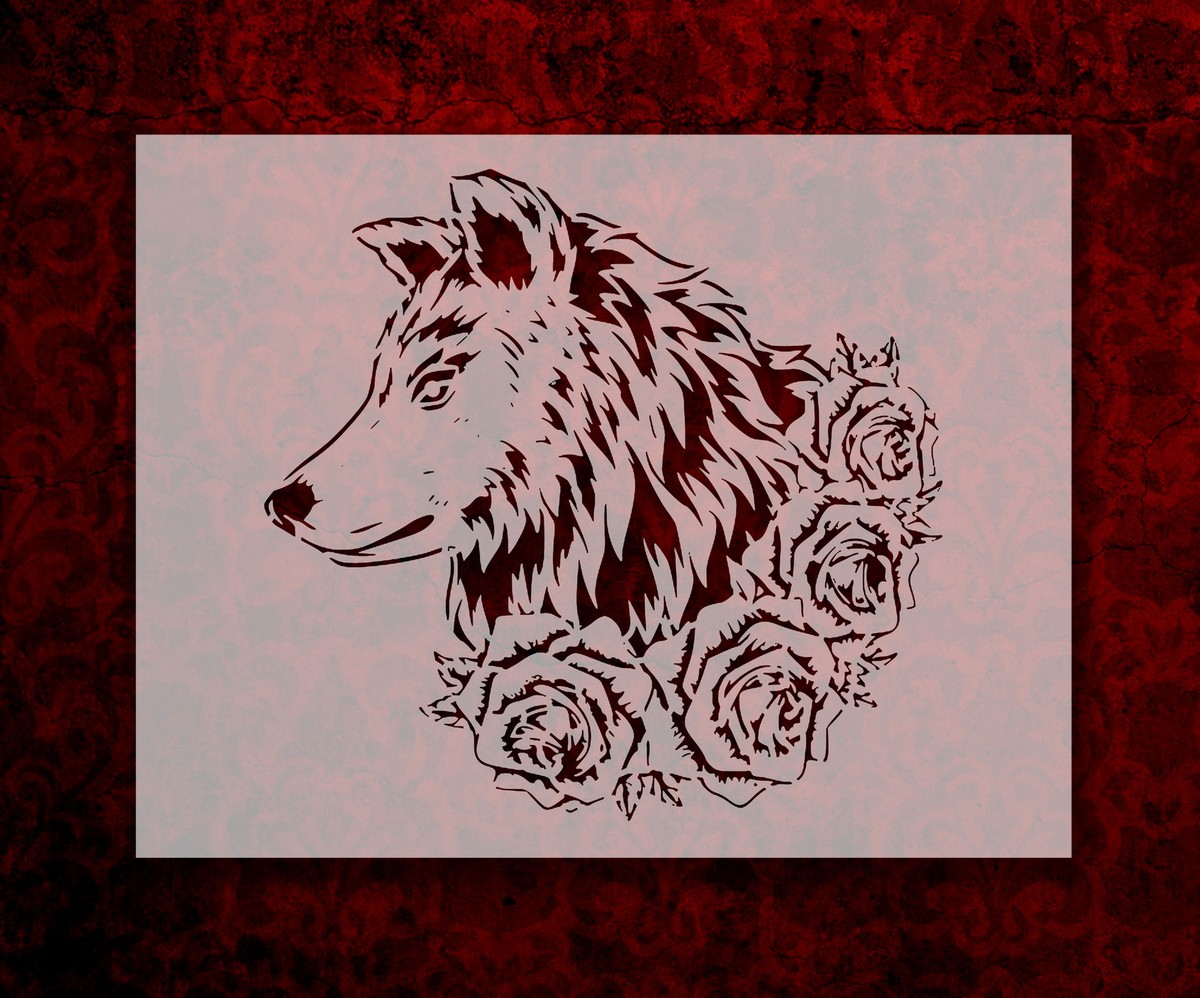 Wolf Stencils Printable Free Lineart Wolf Template By YinYangHeart