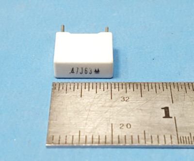 (20 pcs)Mallory Capacitor, 0.47uF, 63V, Polyester Metallized Radial ...