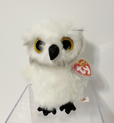TY Beanie Boo’s - AUSTIN the White Owl (Glitter Eyes) (6 inch) | eBay