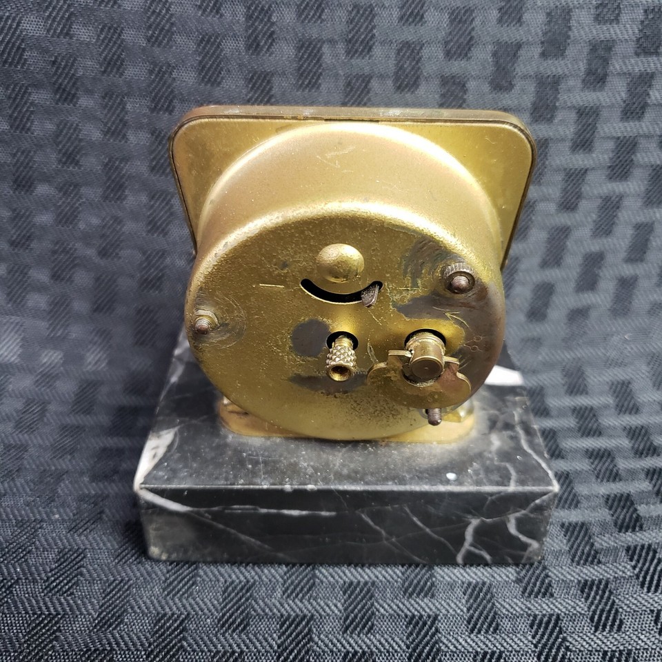 Vintage Florn West Germany Alarm Clock On Marble Base | eBay