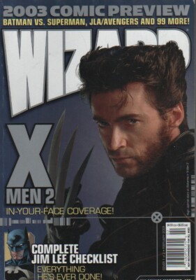 Wizard Magazine Wolverine Hugh Jackman Cover February 2003 | eBay