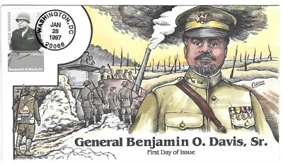 Collins HP FDC 1997 32c General Benjamin O Davis Sc # 3121 | eBay