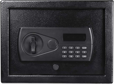 AEGIS Small Slim Top Opening Desk Drawer Security Safe Box with ...