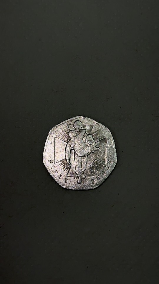 RARE Fifty Pence 50p Commemorative World War 2 ll Coin 2006 wounded ...