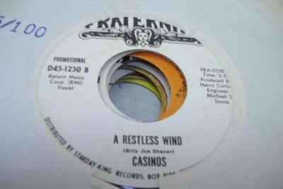 Rock Promo NM! 45 CASINOS A Restless Wind on Fraternity (promo) 4 | eBay