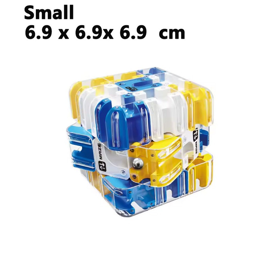 2026 New Fun 3D Rolling Ball Maze Puzzle Cube, Brain Teaser Challenge ...