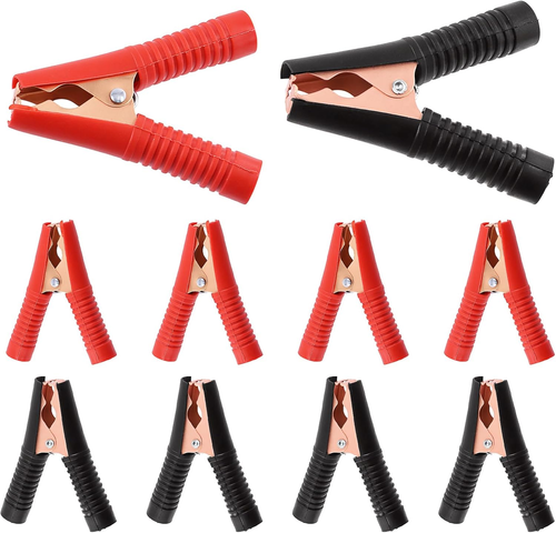 10Pcs Insulated Alligator Clips Copper Plated Insulated Alligator Clips ...