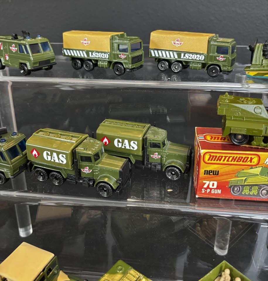 Lot Of 35 1970’s 80’s Vintage MATCHBOX/Hot Wheels*REDLINE* Army Tank ...