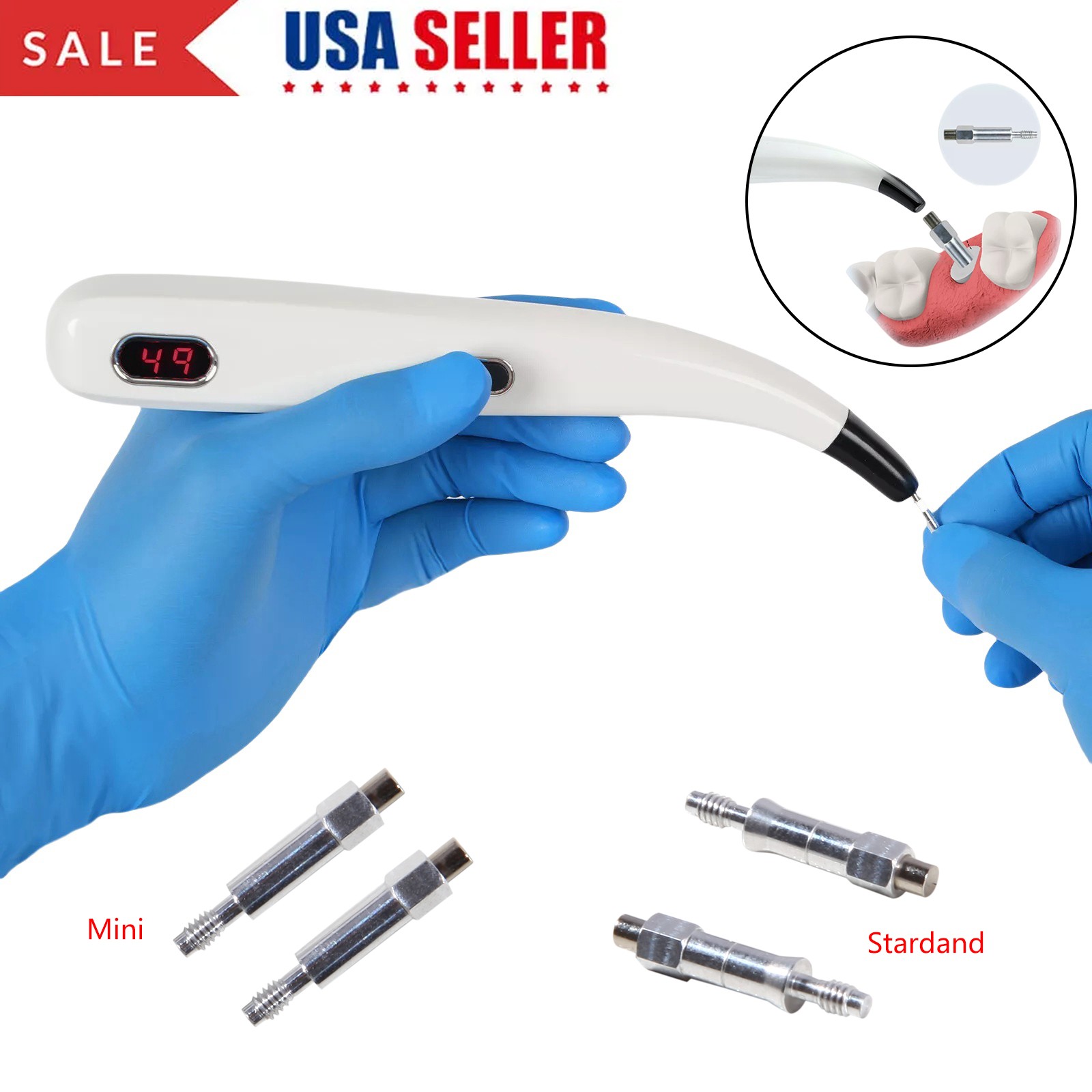 Dental ISQ Implant Osseointegration Stability Meter Implant Measurement ...