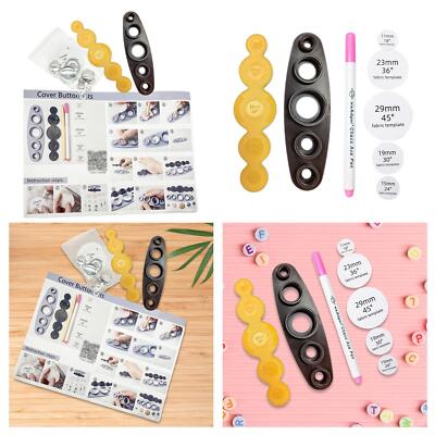 Self Cover Button Tool Make Own Covered Buttons Sewing Craft Cover ...