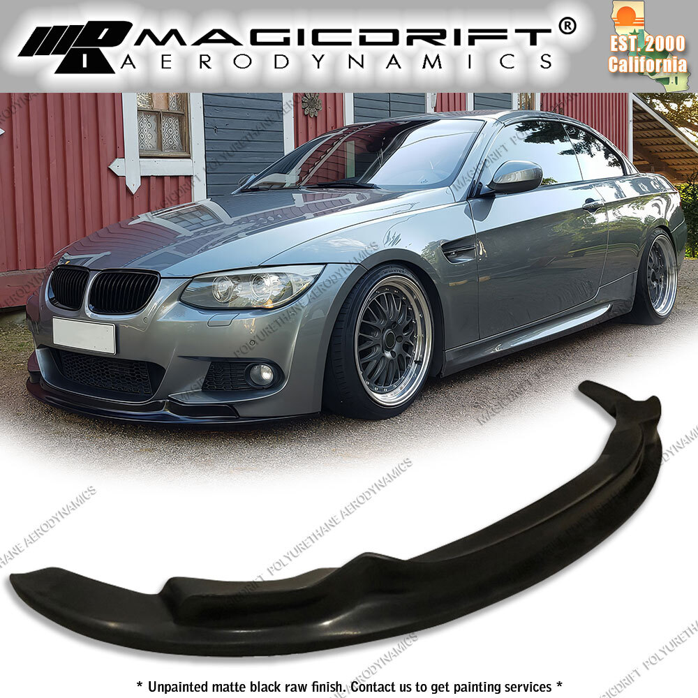 2010-2013 BMW E92 E93 M Sport Front Bumper Lip Chin Spoiler AK Style PU ...