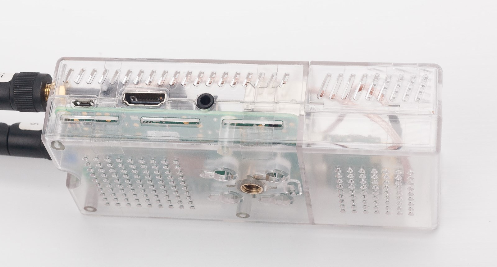 Clear Case with Fan for Stratux ADS-B Kit Matte Finish Tool Free ...