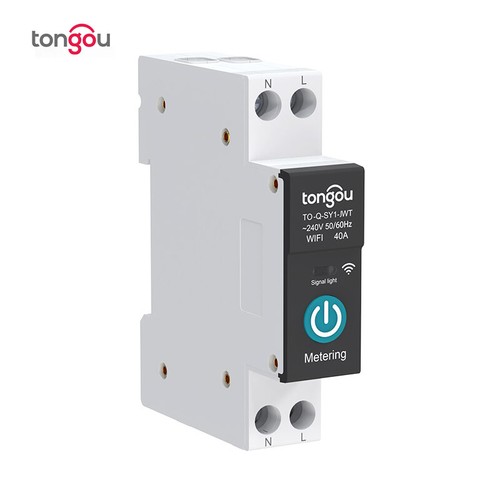 tuya with metering wifi smart circuit breaker Switch 1P 63A DIN Rail ...