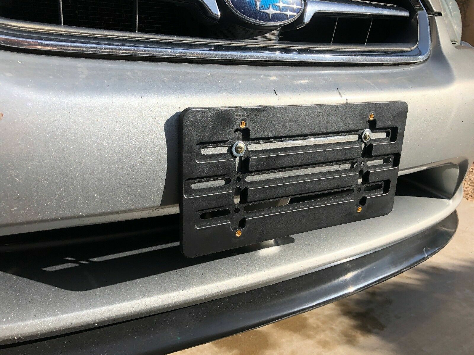 License Plate Tag Holder Mount Relocator Adapter Bumper Kit Bracket for ...