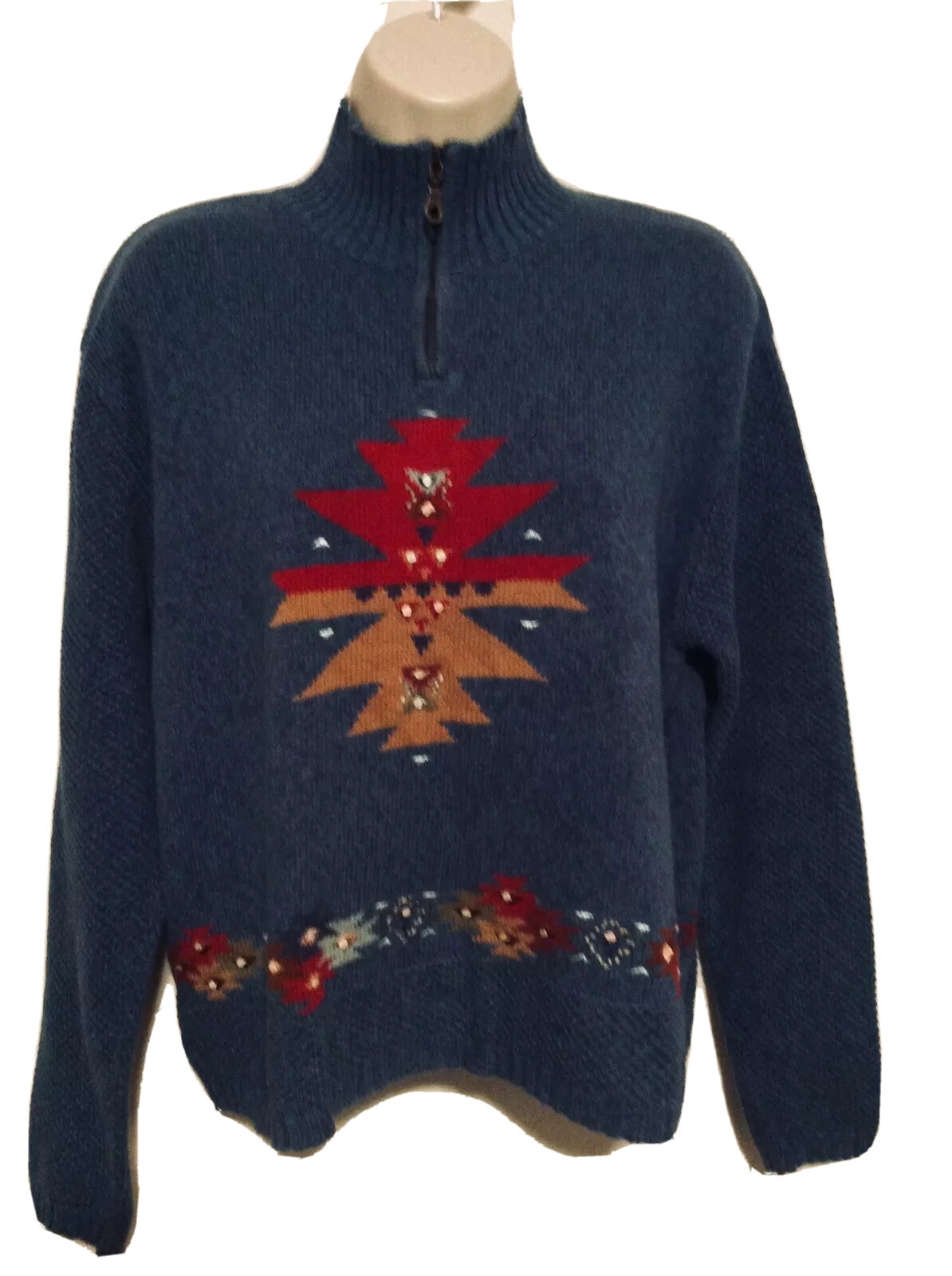 CLC Cricket Lane Collections M Turtle Neck Sweater Bl… - Gem