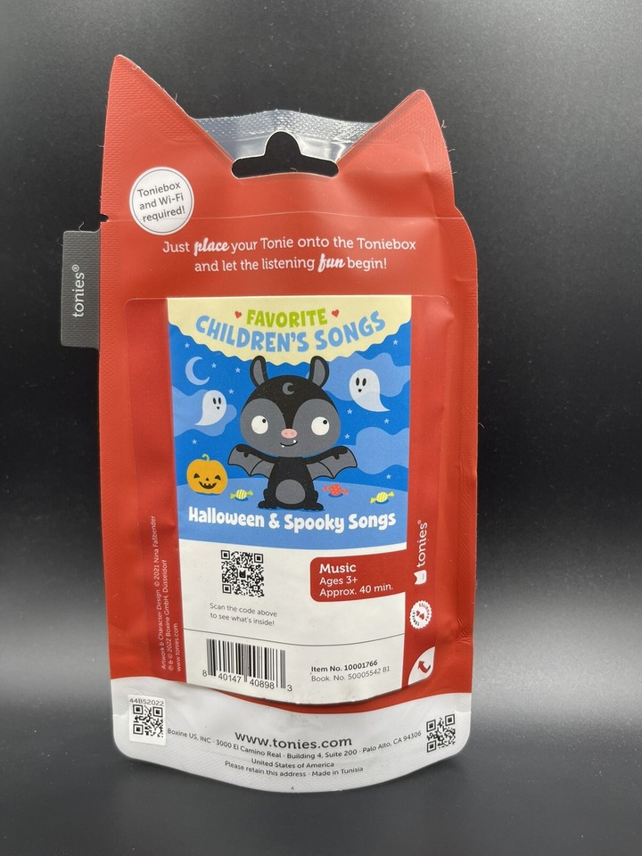 🦇 Halloween & Spooky Songs Bat Tonies US Version For Toniebox Players 🦇 ...