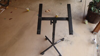 Studio Music Mixer Stand on Wheels - DJ Recording Gear Cart Table Mount ...