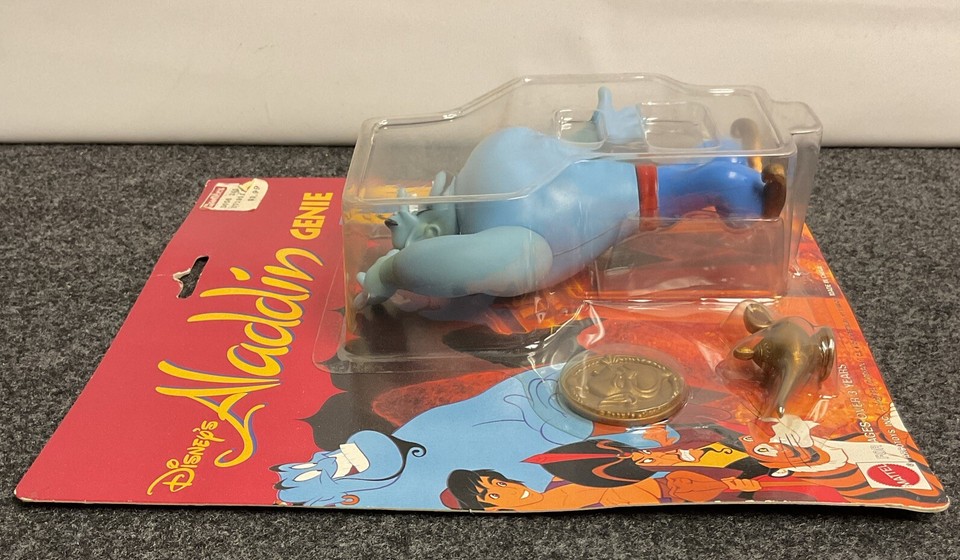 Disney Aladdin Animated Genie Coin Lamp Robin Williams Mattel MOC 5302 ...