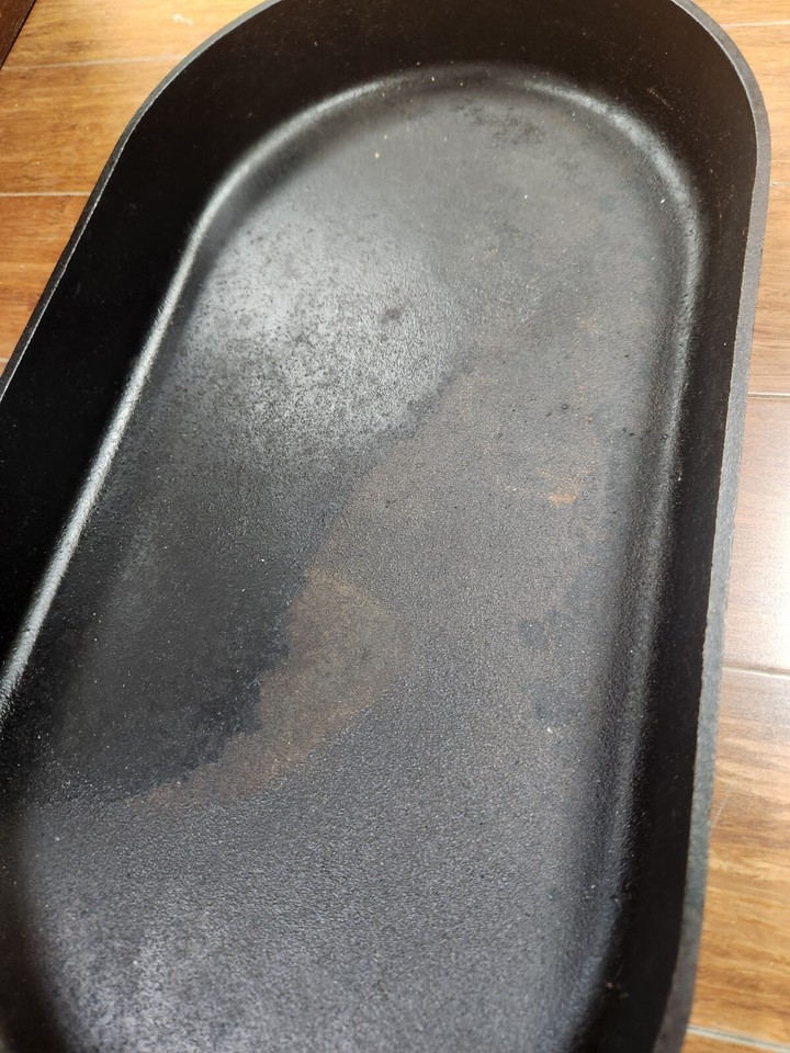 Antique BSR Birmingham Stove Range (3052D 2) Cast Iron Oval Shallow ...