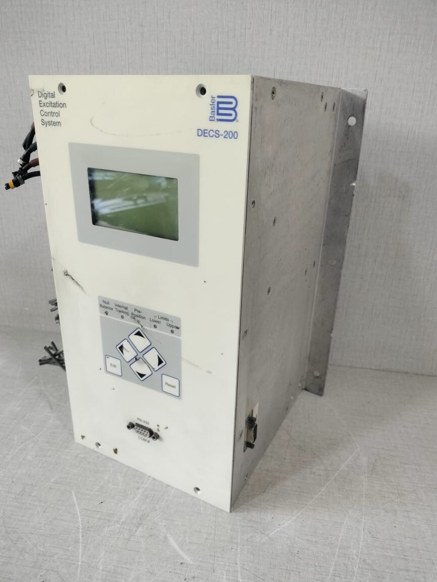 BASLER DECS-200-1L DIGITAL EXCITATION CONTROL SYSTEM -WITHOUT ...