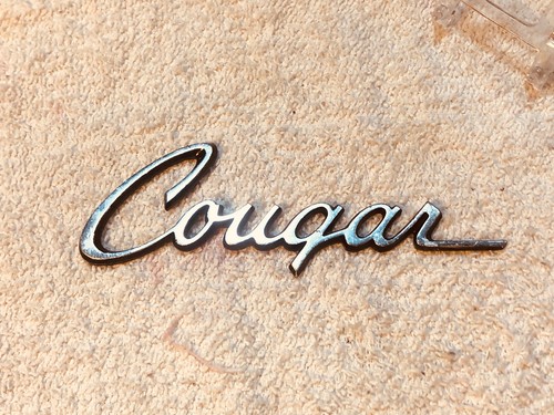 OEM Vintage Mercury Cougar Script Emblem 71 72 73 68 69 70 - 6 1/2 ...