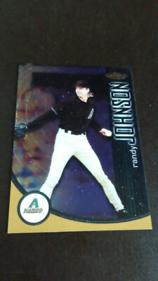 FREE SHIPPING-Randy Johnson-2001 Topps Finest Baseball-HOF-no.32-D ...
