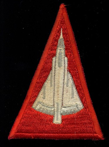 USAF F-102 Delta Dagger Red & White Patch N-15 | eBay