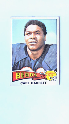 1975 Topps Carl Garrett #126 Chicago Bears NFC Running Back Ungraded | eBay