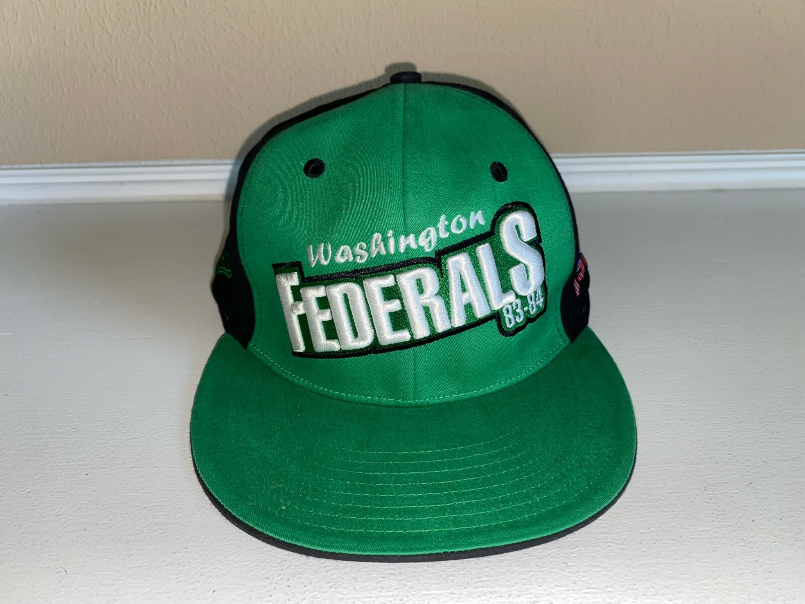 WASHINGTON FEDERALS 83-84-VINTAGE LICENSED ADJUSTABLE CAP BY RA JA SHA ...