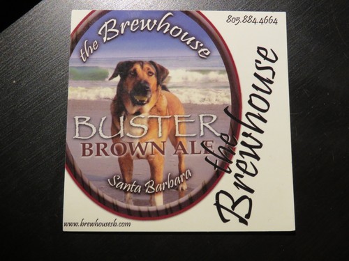 Beer STICKER ~ The BREWHOUSE Buster Brown Ale ~ Santa Barbara ...