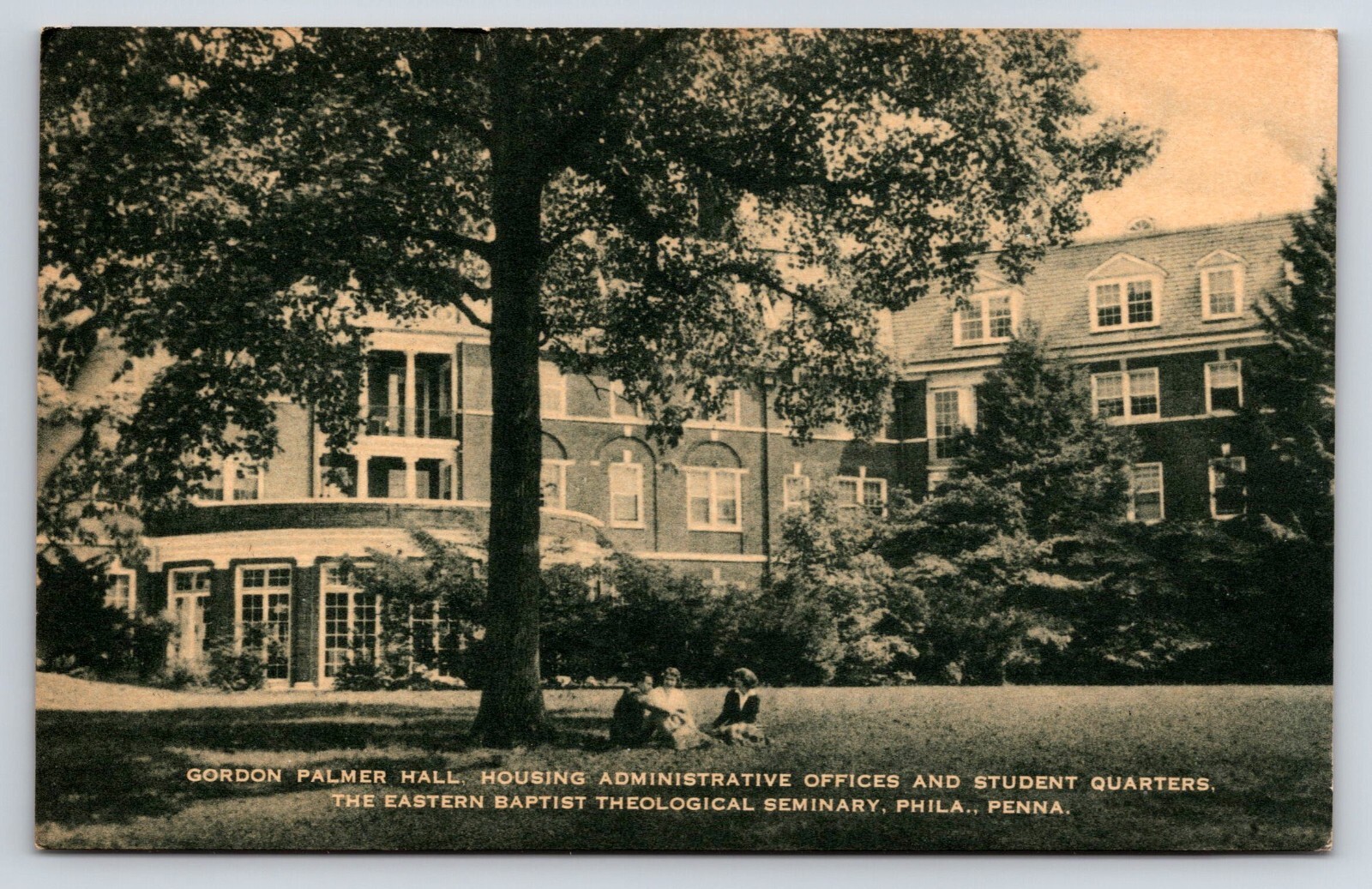 Postcard Gordon Palmer Hall, Eastern Baptist Theological Seminary ...