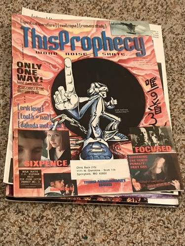 This Prophecy magazine winter 1994 Sixpence None the Richer, Living ...