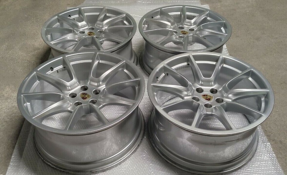 Porsche 20" Macan S Turbo Alloy Wheels Original Original Silver 4X | eBay