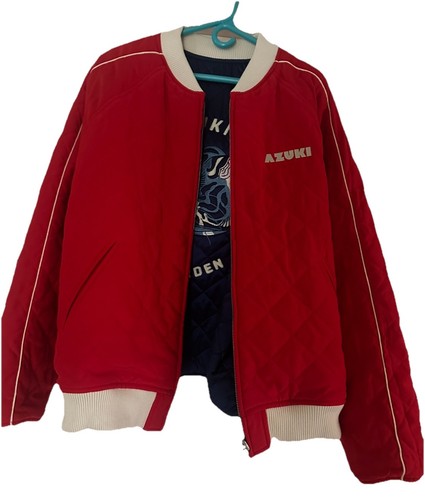 Limited Edition Reversible Azuki Silk Twin Tigers Jacket Size 2XL | eBay