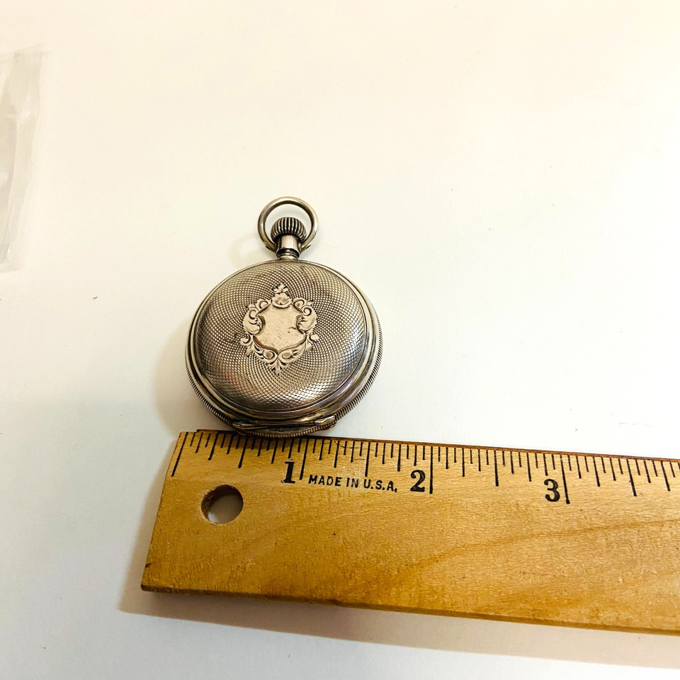 Antique 1900 Robert Brandt Women Pocket Watch Silver Switzerland 74091 ...