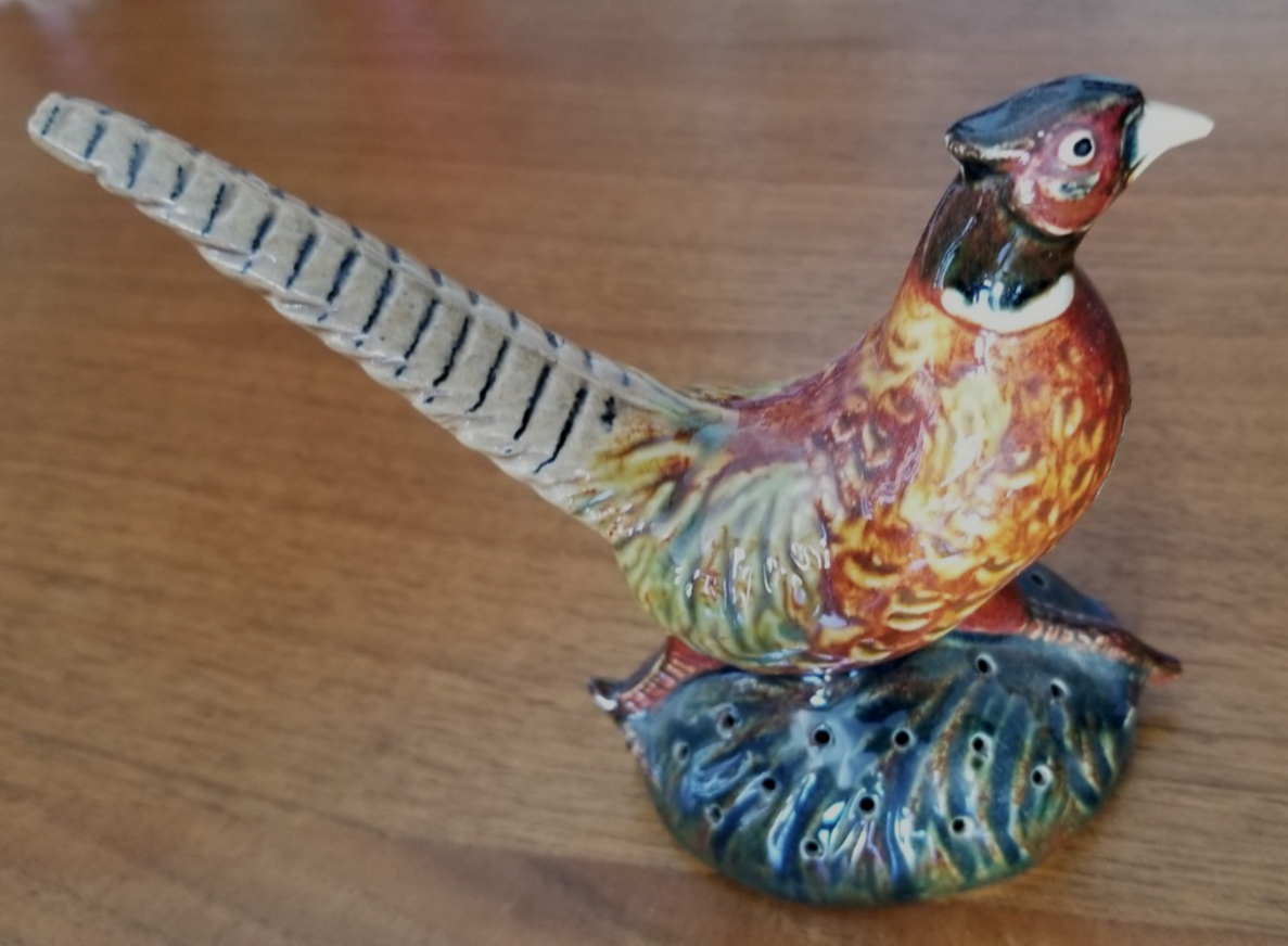 Vintage Rosemeade Pottery Pheasant Figurine Toothpick Holder 1940s | eBay