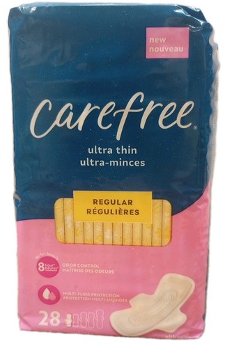 CareFree Ultra Thin-Regular Multi-Fluid Protection. 28 Count | Pack Of ...