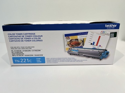 Brother TN-221C Cyan Color Toner Cartridge | eBay
