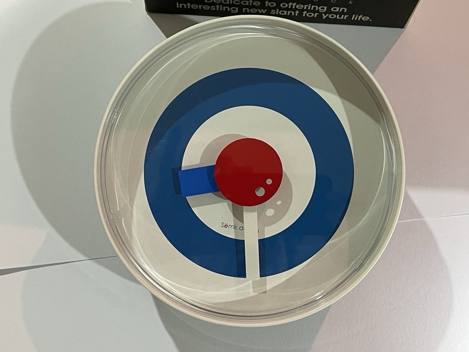 Vintage Semk Design Clock Modernist Futurist Mod British Rondel Unused ...