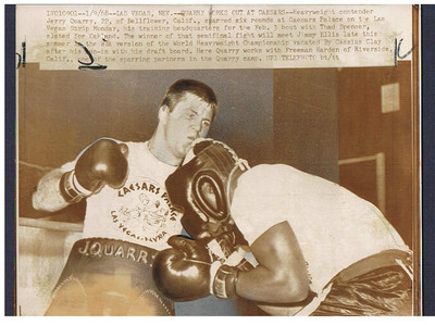 RARE old 1968 Jerry Quarry Cassius Clay Jimmy Ellis Muhammad Ali boxing ...