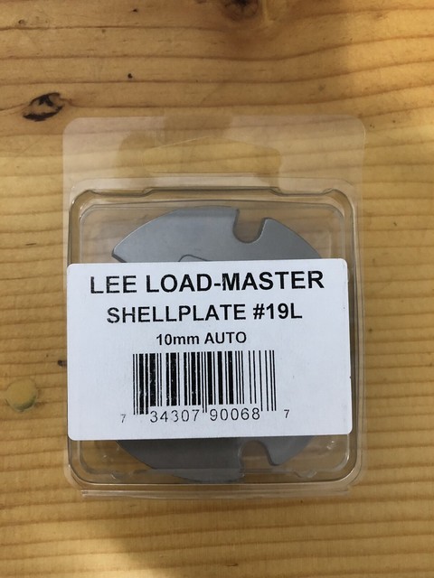 Lee 19l Load-master Shell Plate for 10mm Auto 90068 for sale online | eBay