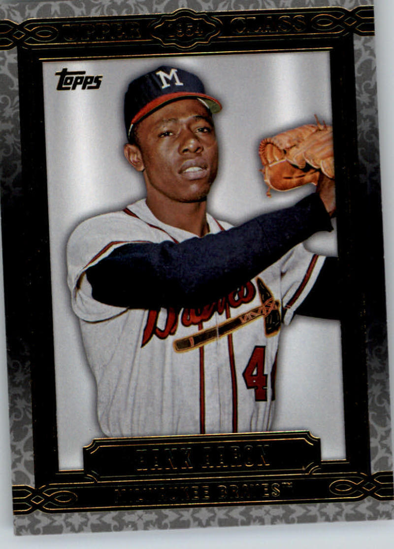 2014 Topps Upper Class #UC-48 Hank Aaron Milwaukee Braves Baseball Card ...