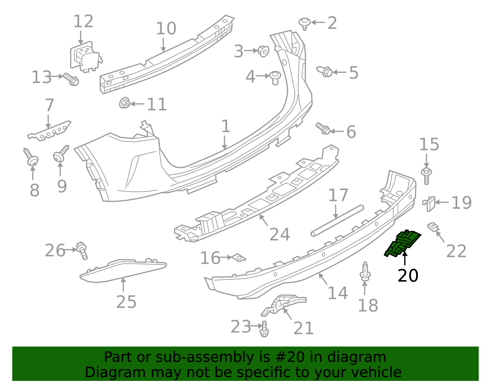 Genuine Infiniti Finisher-Rear Bumper Lower Rh 850185NA0A OE for sale ...