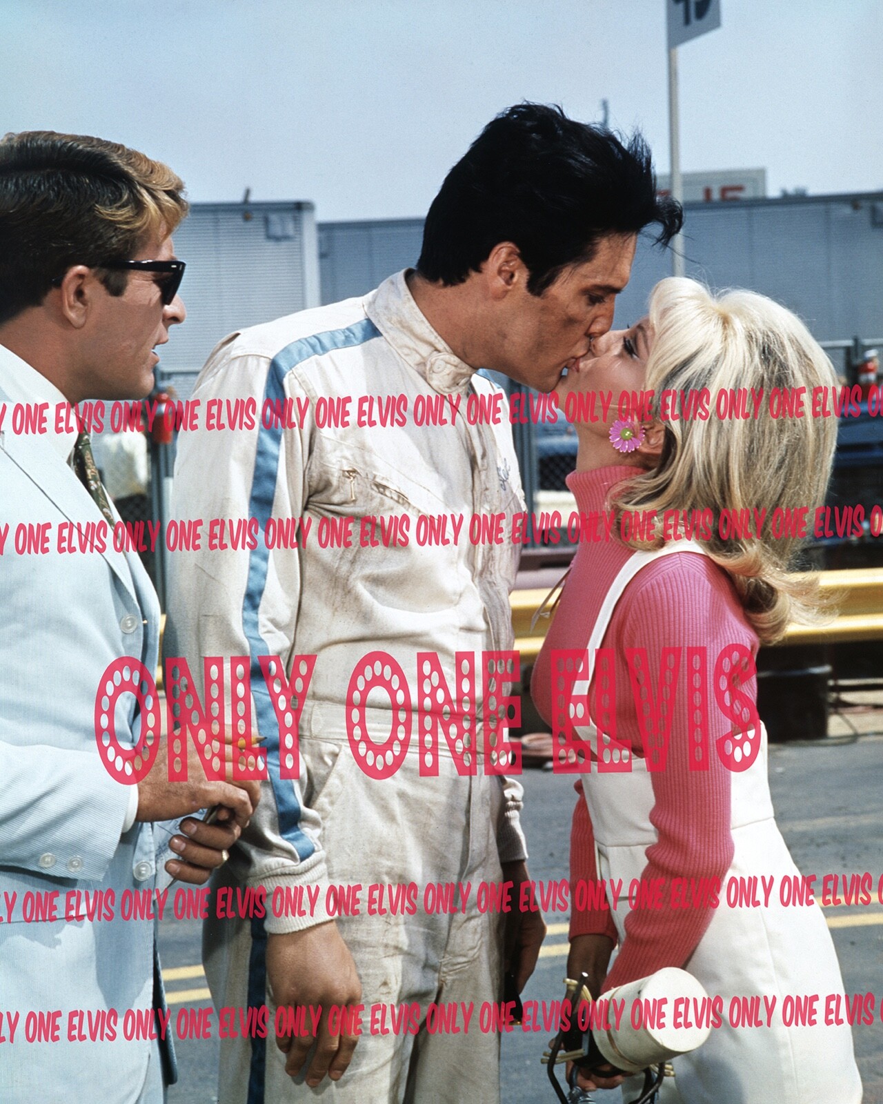1968 ELVIS PRESLEY in the MOVIES "SPEEDWAY" Set PHOTO Nancy Sinatra ...