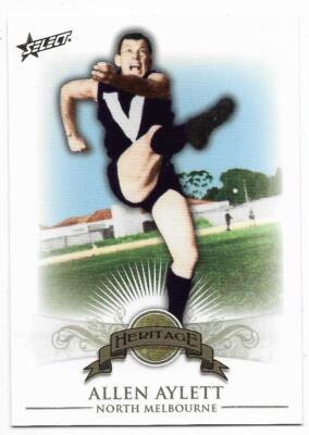 2011 Select Heritage (H9) Allen AYLETT North Melbourne 204/500 | eBay ...